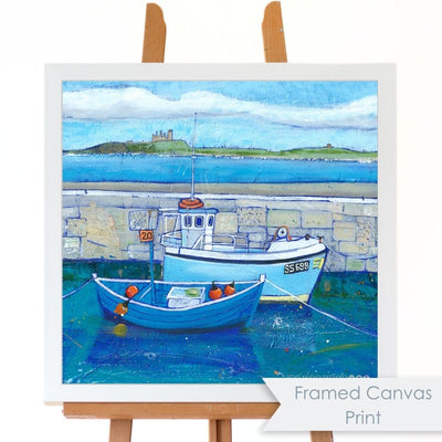 Beadnell Boats Art Print | Joanne Wishart