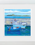 Beadnell Boats Art Print | Joanne Wishart