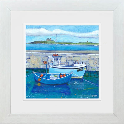Beadnell Boats Art Print | Joanne Wishart