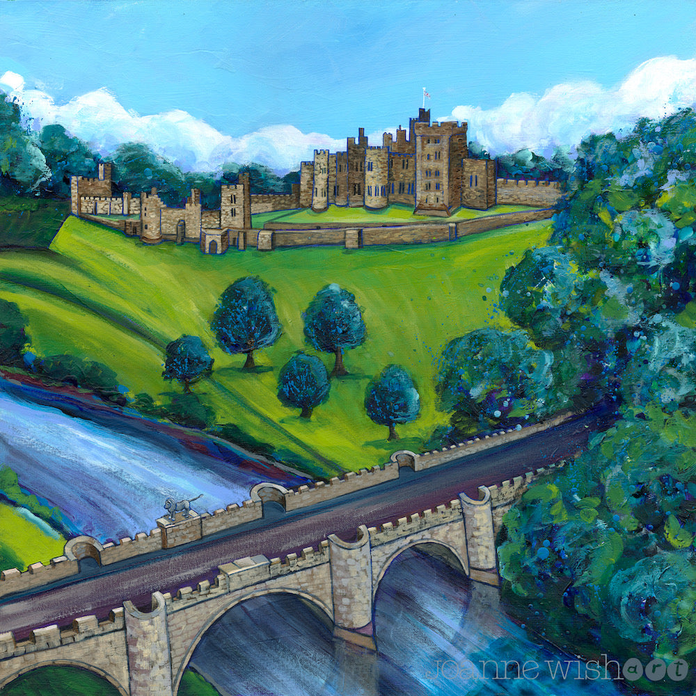 Lion Bridge at Alnwick Castle - Original Painting – Joanne Wishart