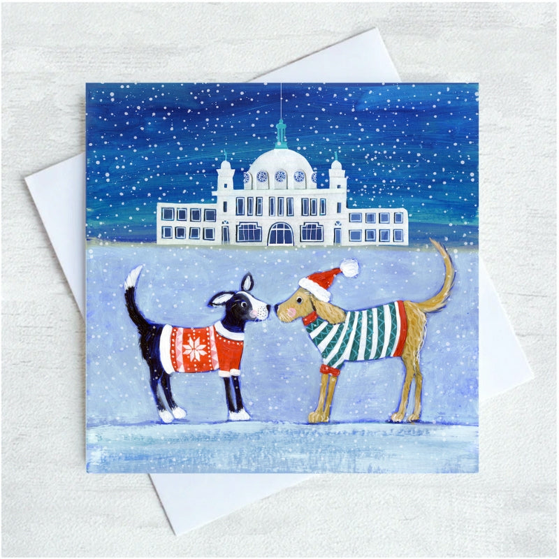 Whitley Winter Woofs & Wishes | Christmas Card | Joanne Wishart
