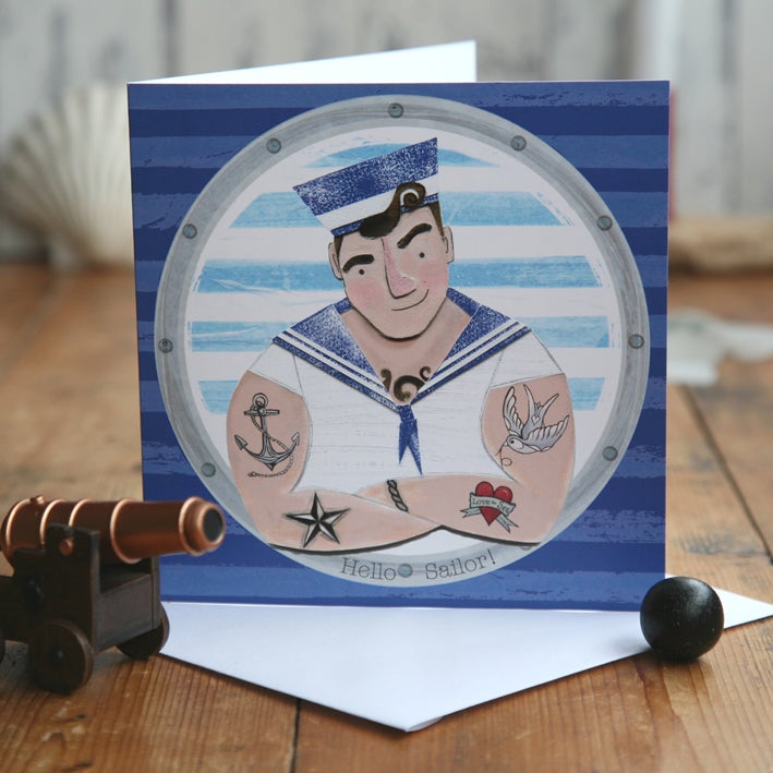 Hello Sailor | Greetings Card – Joanne Wishart