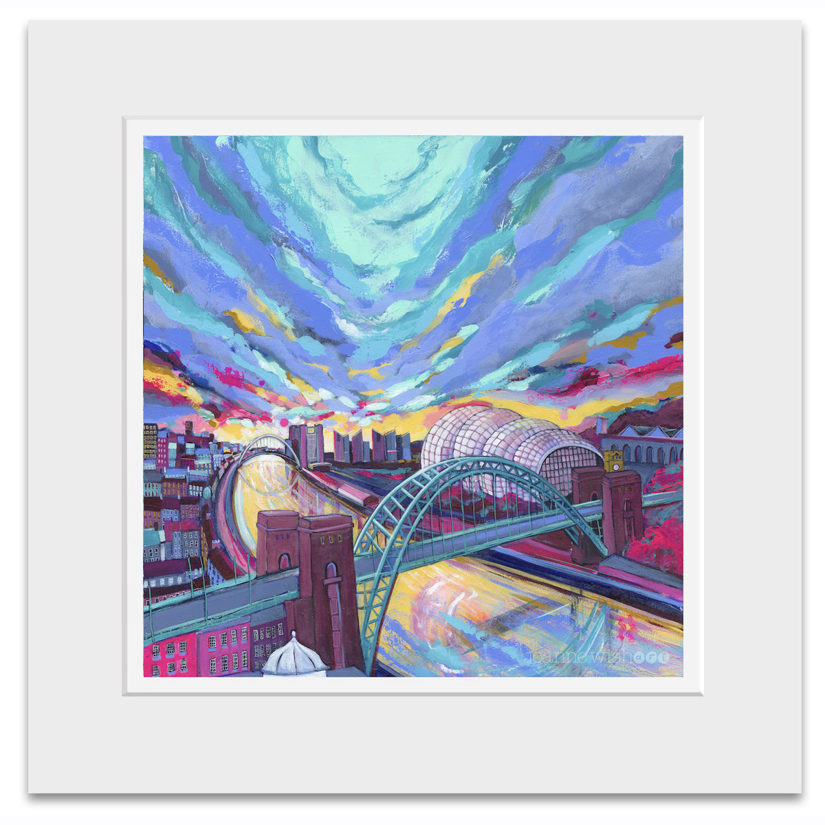Tyne Bridge at Dawn | Fine Art Print | Joanne Wishart
